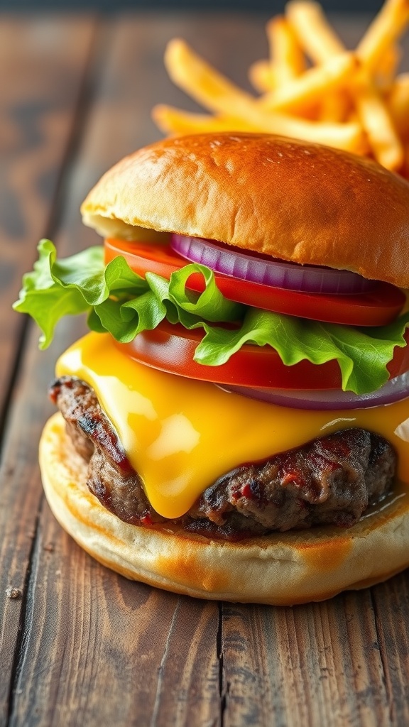 Classic Juicy Cheeseburger Recipe