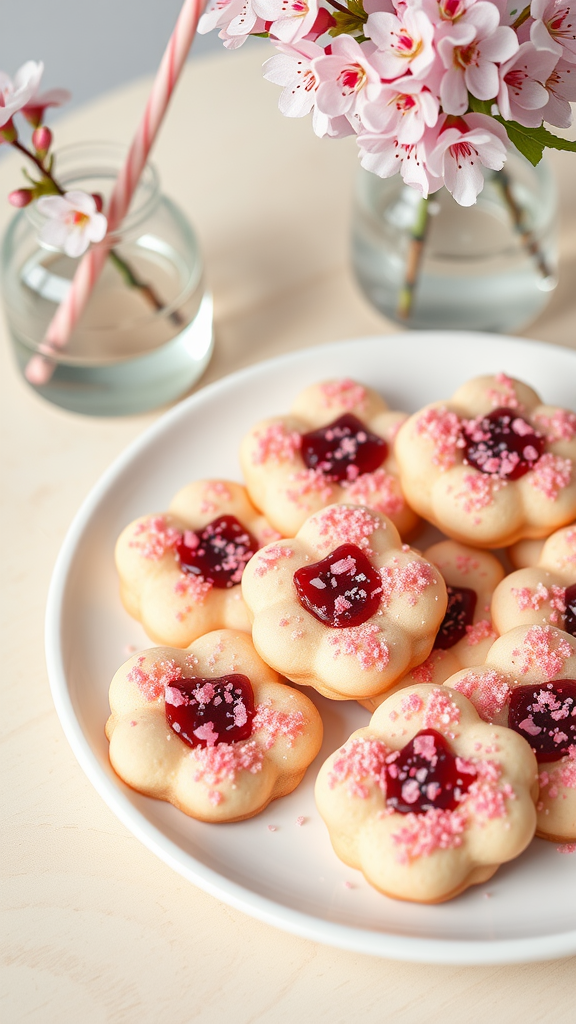 Delicate Cherry Blossom Cookies Recipe