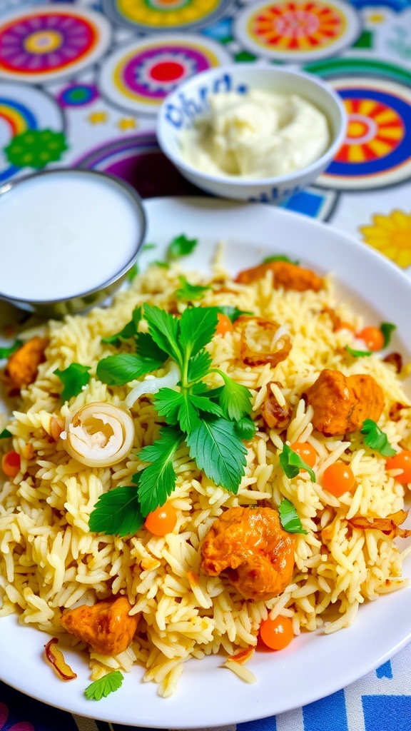 Spicy Chicken 65 Biryani Recipe