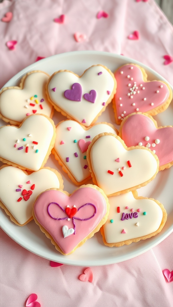 Heart-Shaped Valentine's Day Cookies Recipe