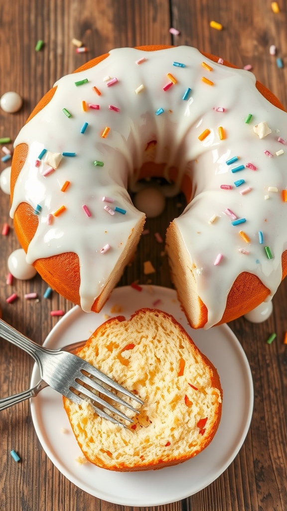 Delicious Doughnut Cake Recipe
