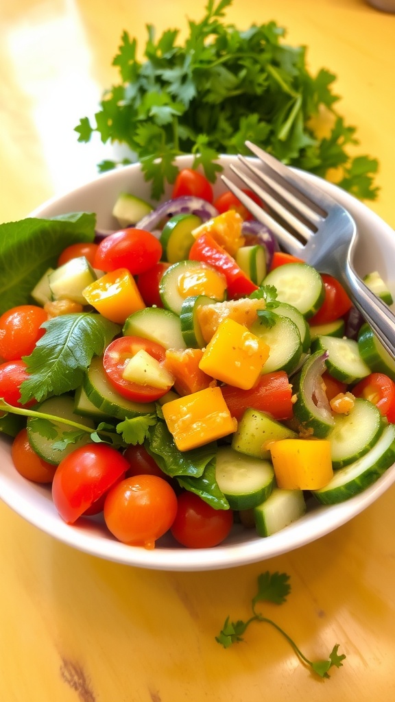 Simple and Fresh Garden Salad Recipe