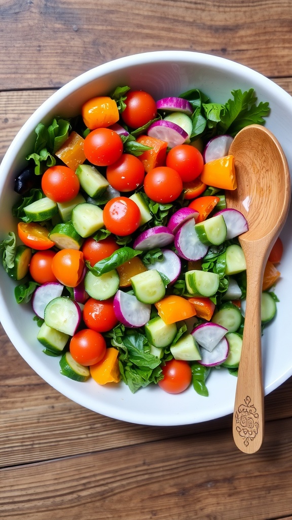 Vibrant Aesthetic Garden Salad Recipe