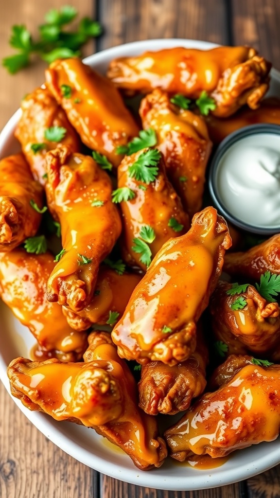 Crispy Garlic Chicken Wings Recipe