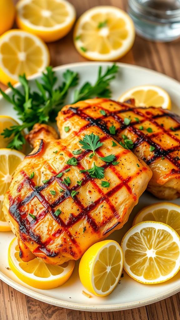 Garlic Lemon Herb Chicken Recipe