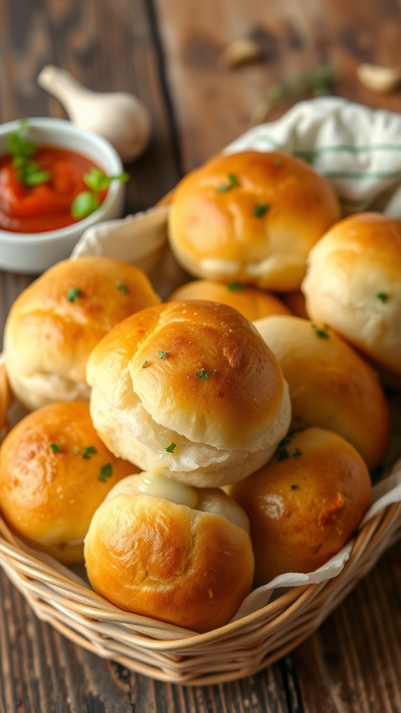 Delicious Homemade Garlic Rolls Recipe