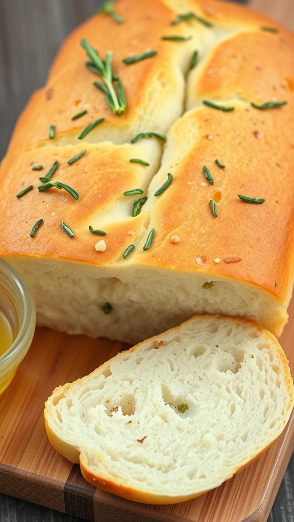 Homemade Garlic Rosemary Bread