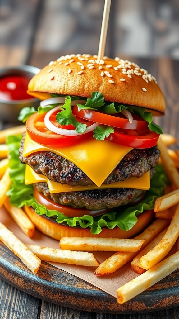 Juicy Grilled Cheeseburgers Recipe