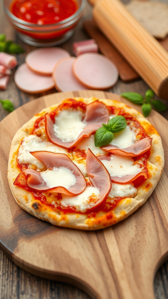 Savory Ham and Cheese Pizza Recipe