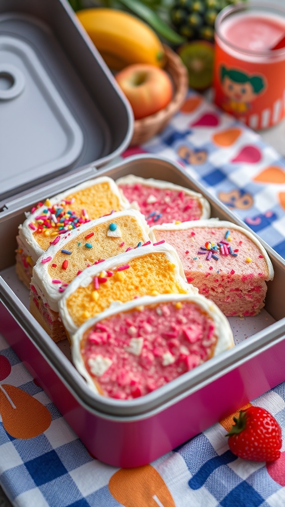 Deliciously Fun Lunchbox Cake Recipe