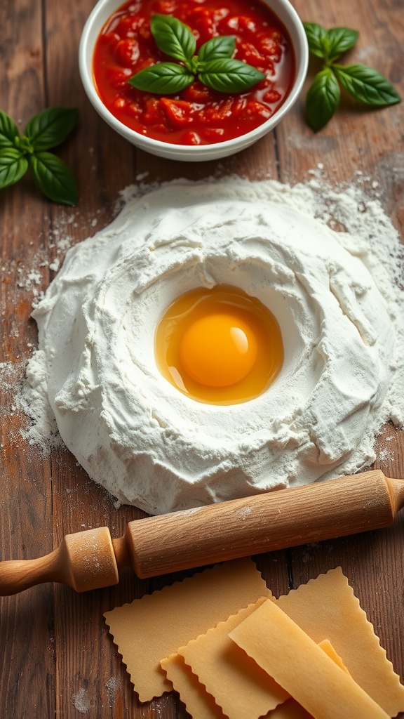 Homemade Pasta Dough Recipe for Two