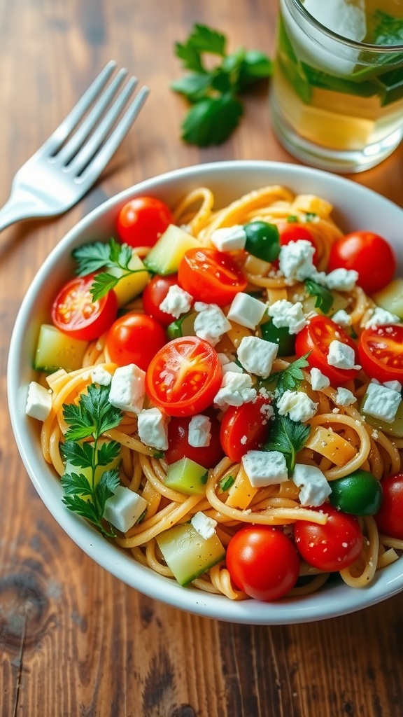 Quick and Tasty Pasta Salad for Lunch