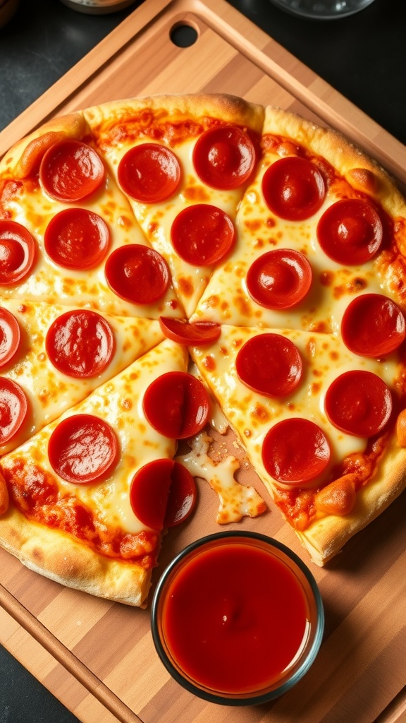 Classic 8-Slice Pepperoni Pizza Recipe