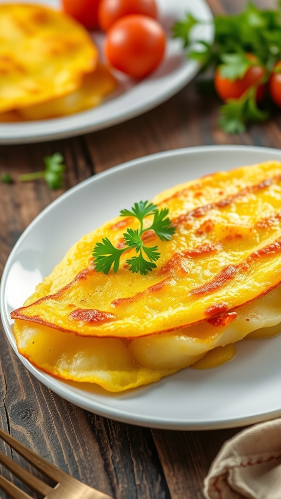 Fluffy Potato Omelette Recipe