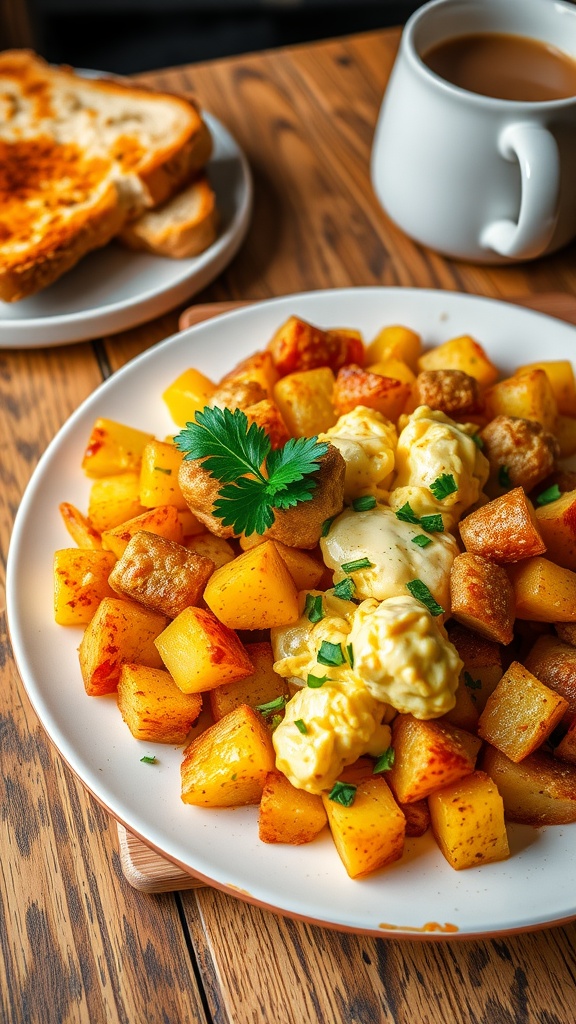 Savory Potato and Egg Breakfast Scramble
