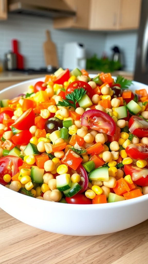 Colorful Rainbow Salad for Kids