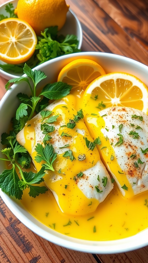 Zesty Lemon Herb Sauce for Fish