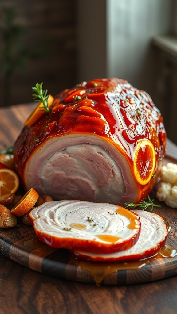 Slow-Cooked Honey Glazed Ham Recipe
