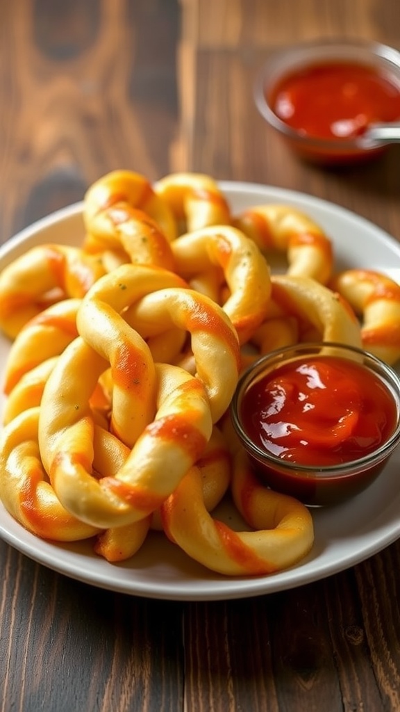 Savory Garlic Twists Recipe