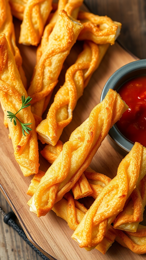Crispy Cheese Straws Recipe