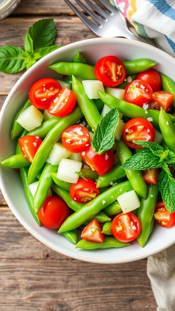 Crispy and Refreshing Snap Pea Salad Recipe