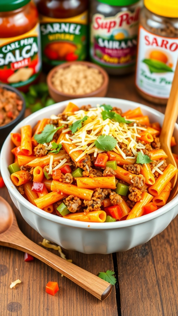 Spicy Taco Pasta Recipe