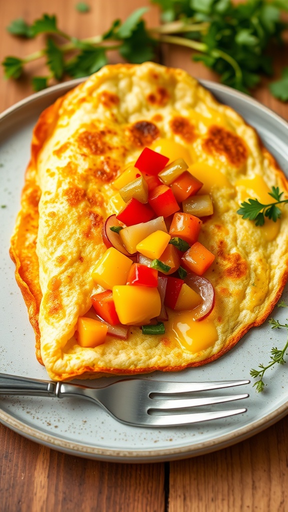 Fluffy Three-Egg Omelette Recipe