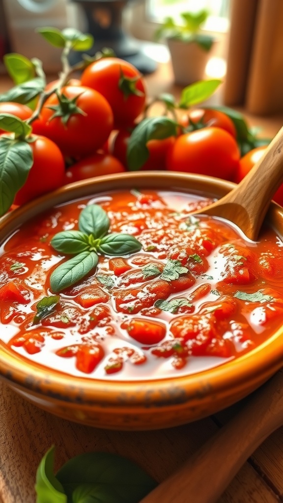 Classic Tomato Basil Sauce Recipe