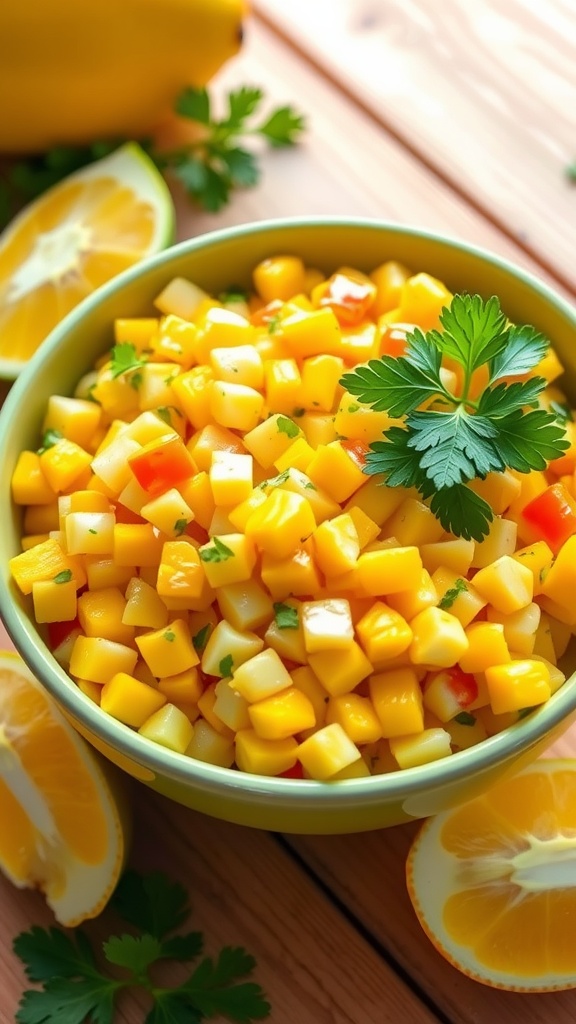 Vibrant Yellow Summer Salad Recipe
