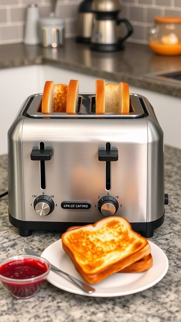 Perfectly Toasted Bread with a 4 Slice Toaster Recipe