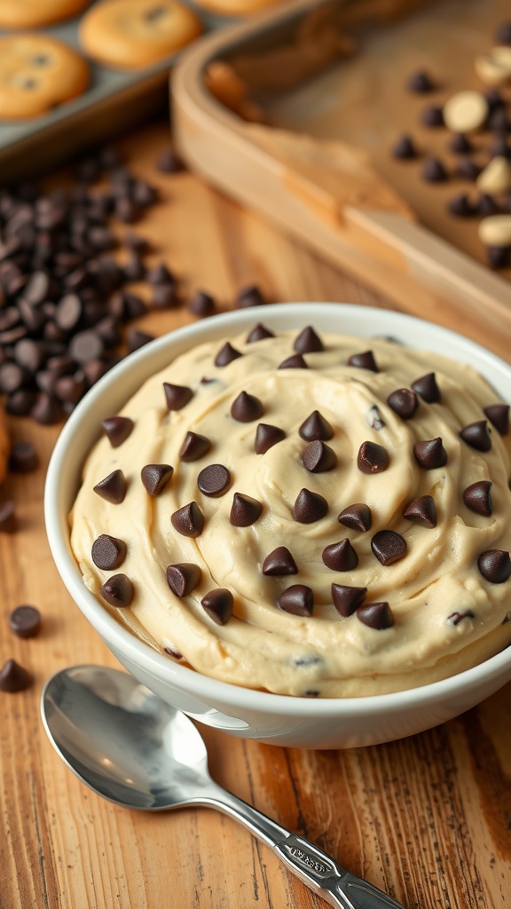 Quick and Easy 5-Minute Chocolate Chip Cookie Dough