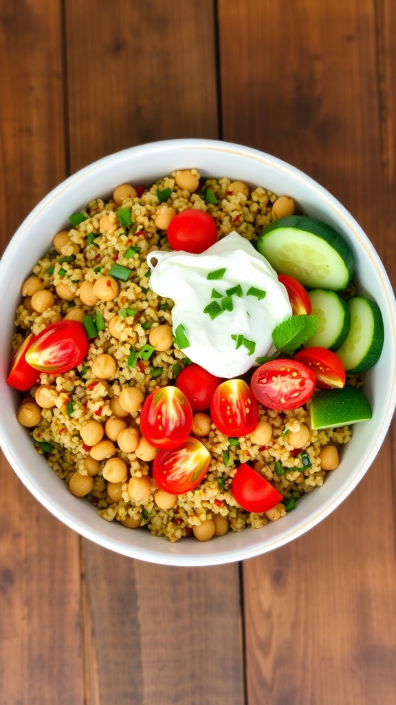 Quick and Tasty High-Protein Lunch Bowl