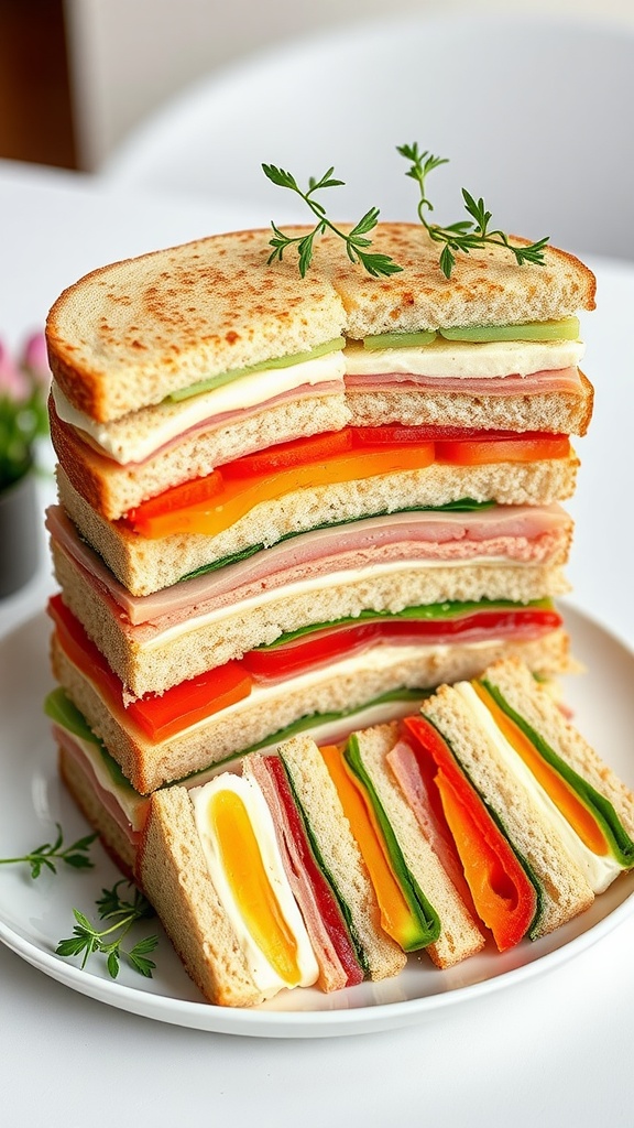 Delicious 7 Layer Sandwich Cake Recipe