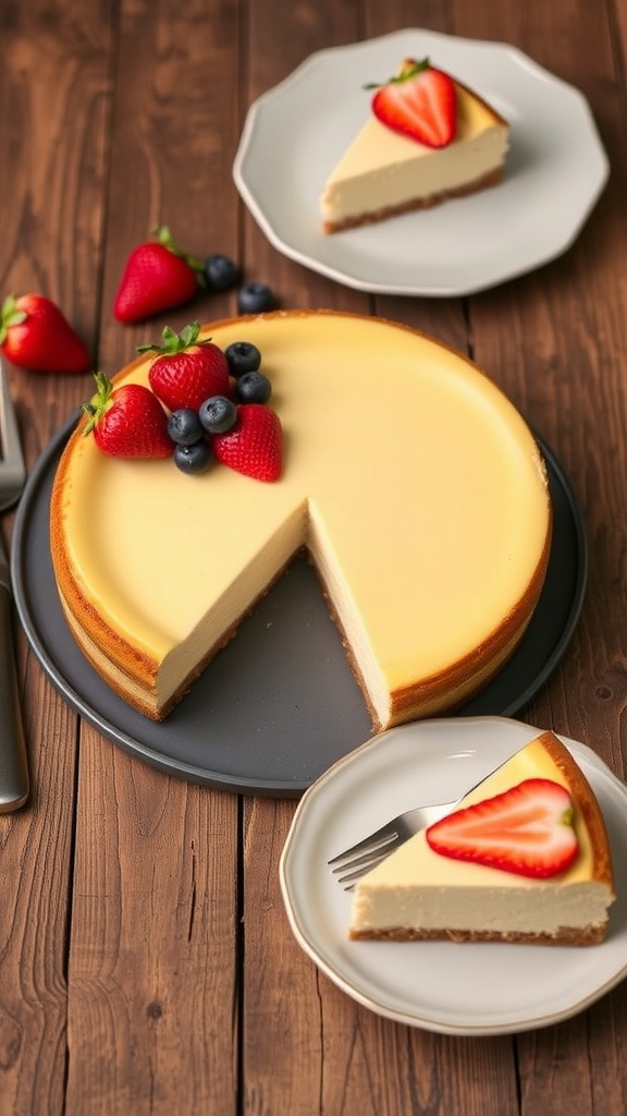 Creamy New York-Style 8-Inch Cheesecake Recipe