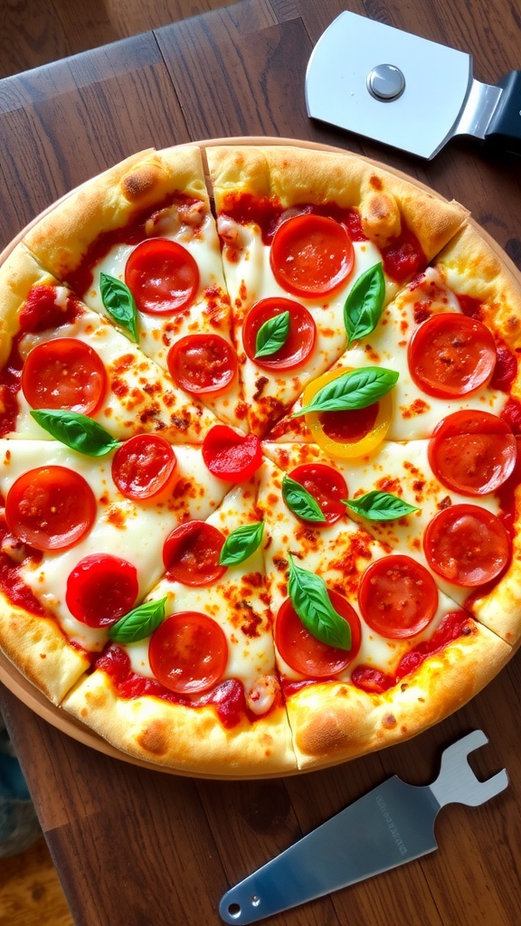 Delicious 8-Slice Homemade Pizza Recipe