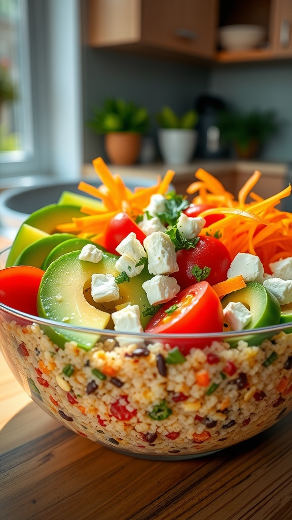 Colorful and Aesthetic Lunch Bowl Recipe
