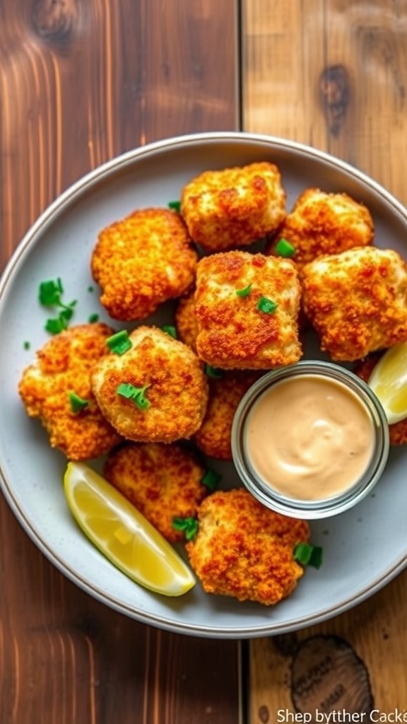 Crispy Air Fryer Salmon Nuggets Recipe