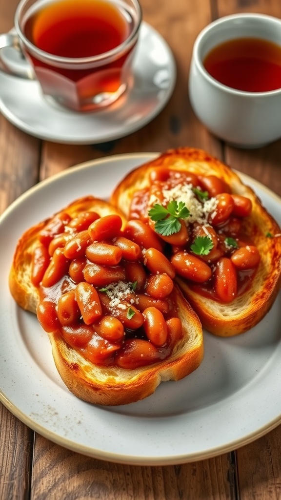 Classic British Beans on Toast Recipe