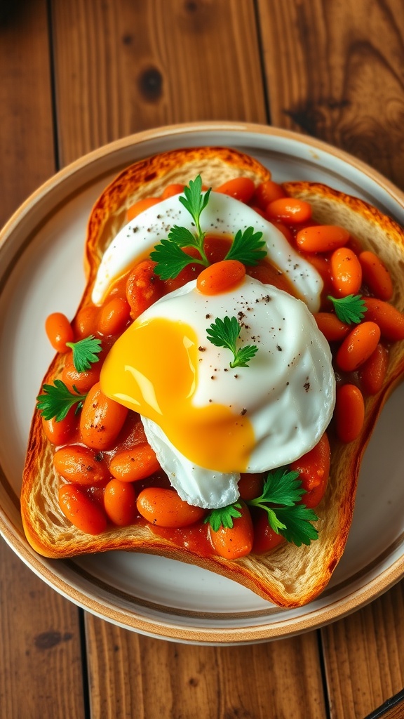 Satisfying Beans on Toast Recipe with Aesthetic Presentation