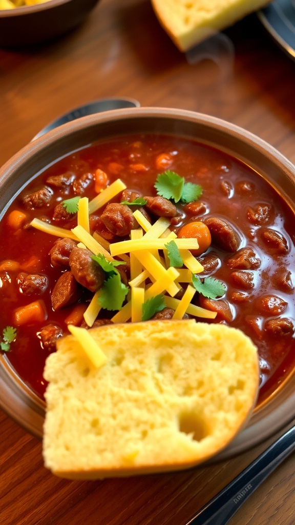 Hearty 4-Star Beef Chili Brick Recipe