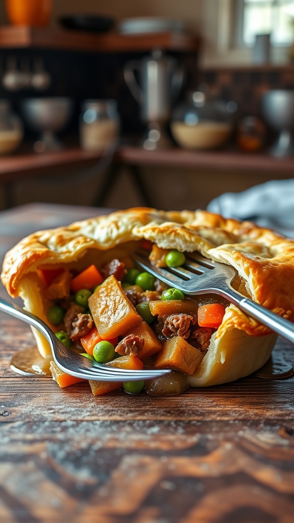 Savory Beef Pot Pie Recipe
