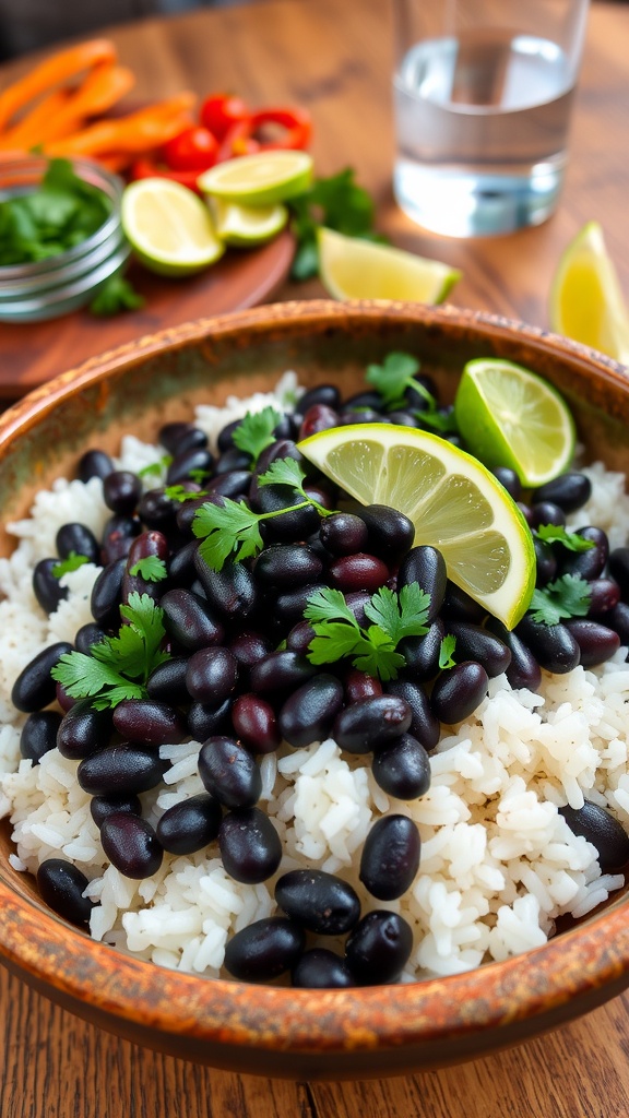 Savory Black Beans and Rice Recipe