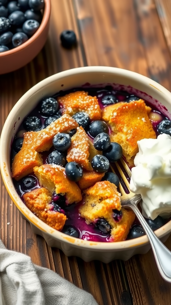 Delicious Blueberry Bread Pudding Recipe
