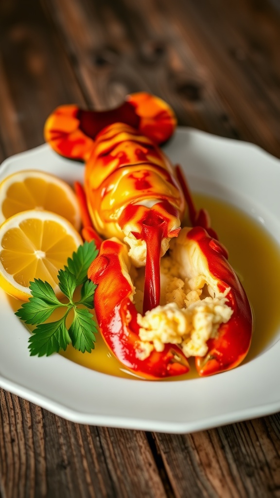 Delicious Butter Poached Lobster Under the Sea Recipe