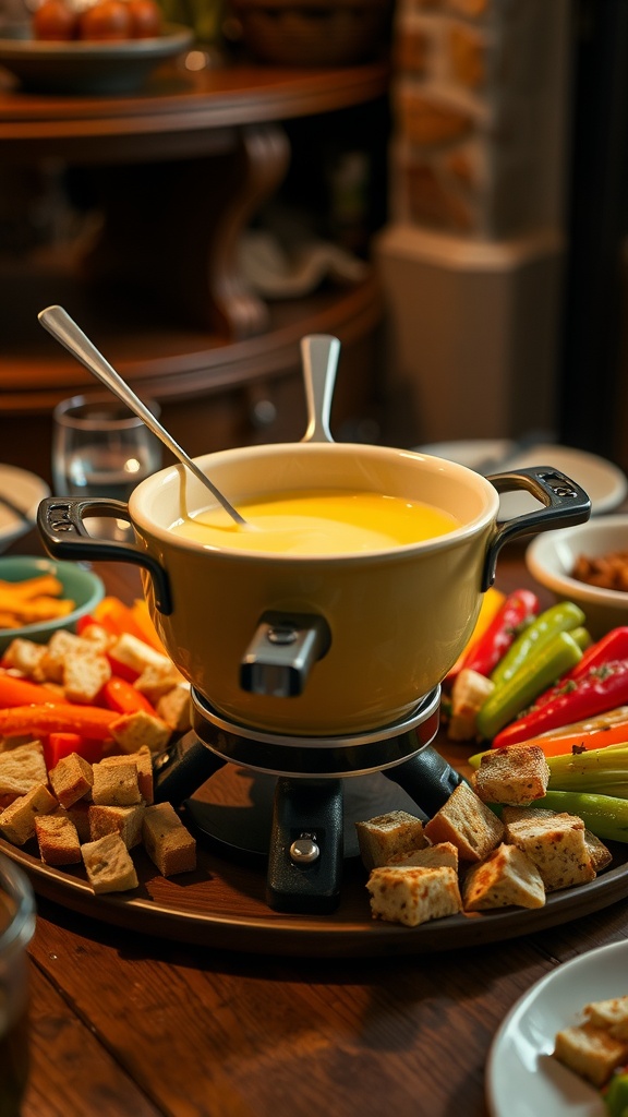 Classic Swiss Cheese Fondue Recipe