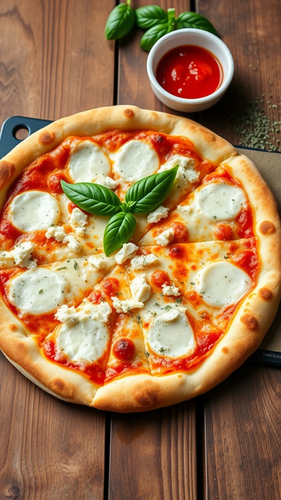 Three Cheese Pizza Recipe