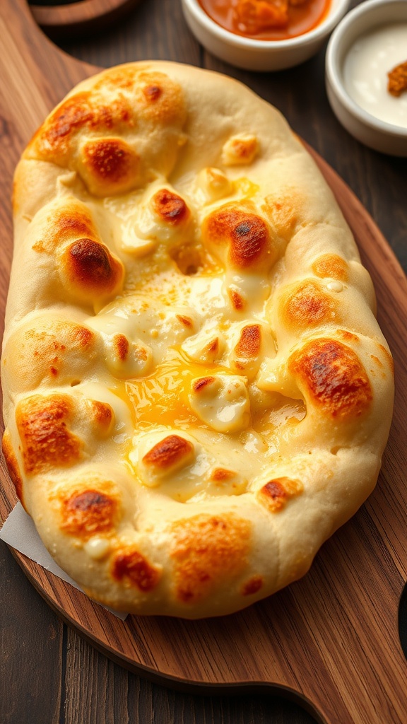 Delicious Homemade Cheese Naan Recipe