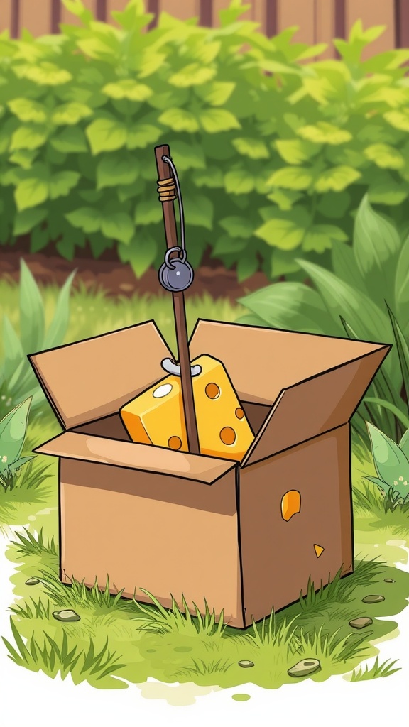 Cheesy Box Trap for Catching Small Critters