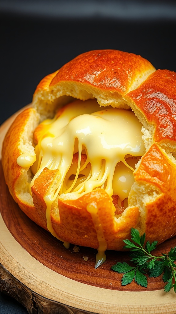 Cheesy Escape Map Bread