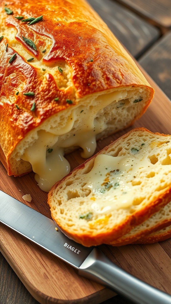 Cheesy Herb Yeast Bread Recipe
